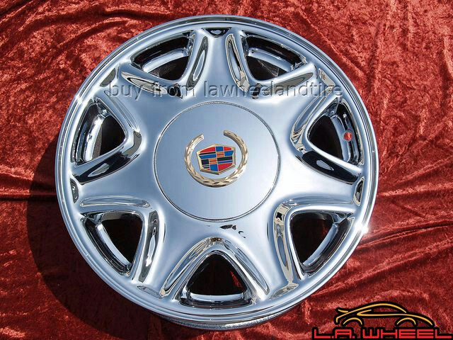 SET OF 4 CHROME 16" CADILLAC ELDORADO SEVILLE STS OEM WHEELS RIMS ...