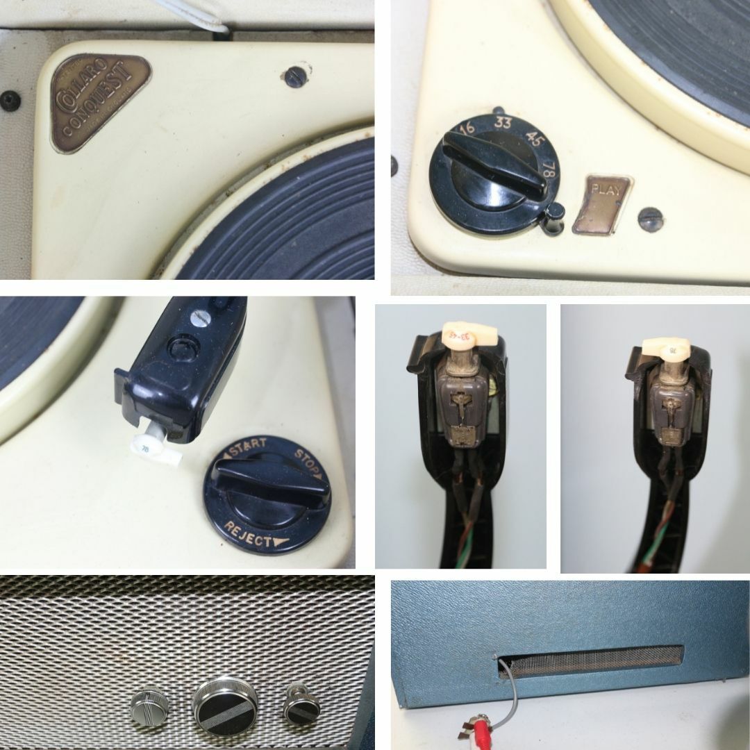 Vintage Collaro Conquest Turntable Record Changer Player in Portable ...