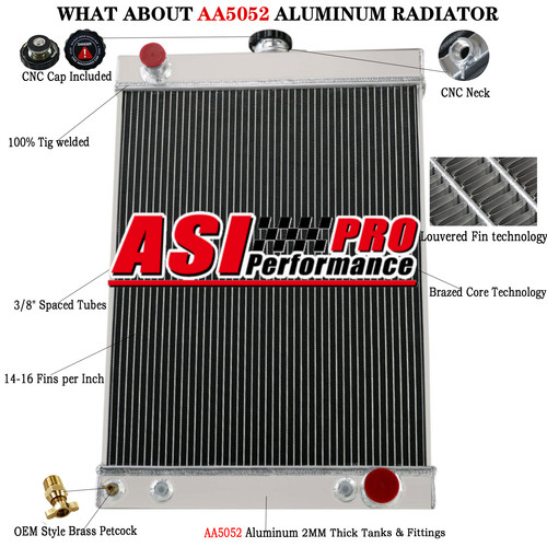 4 Rows Radiator For 1930-1950 1949 Hot Rod Trans Cooler AT MT | eBay