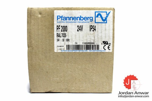 PFANNENBERG PF2000 24V AC FILTER FAN / PFANNENBERG PF 2000 / ...