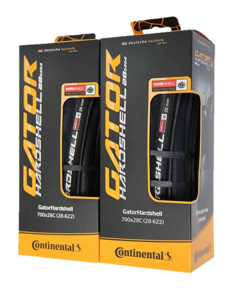 2 Pack - Continental Gator Hardshell 700 x 23 25 28 mm Road Bike ...