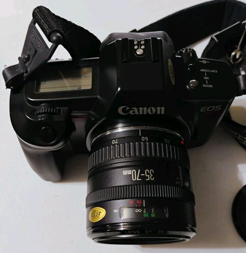 Canon EOS 620 35mm AF SLR Film Camera Body w/ Cap & Strap , Canon 420EZ ...