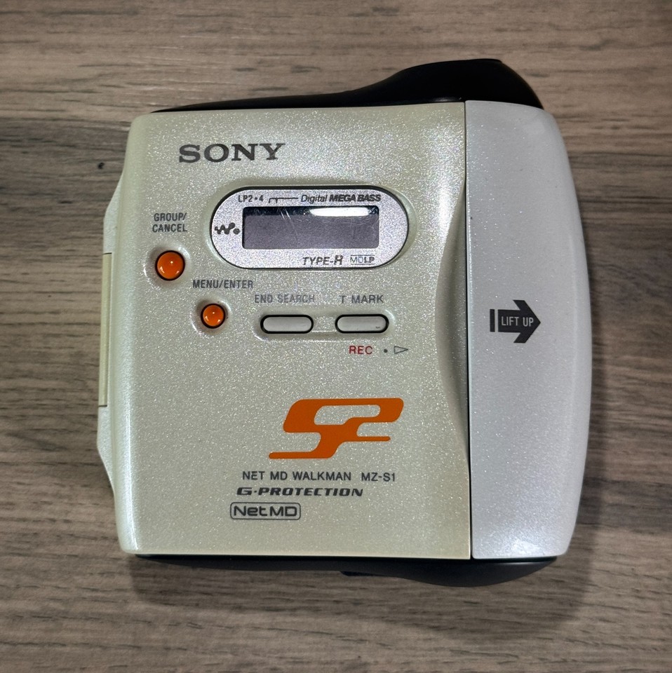 Sony MZ-S1 Net MD Walkman Portable Minidisc Recorder/Player | eBay