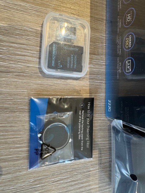 Nextbase 222G GPS Car Dash Cam inc 32GB SD Card, Case & Polarising ...