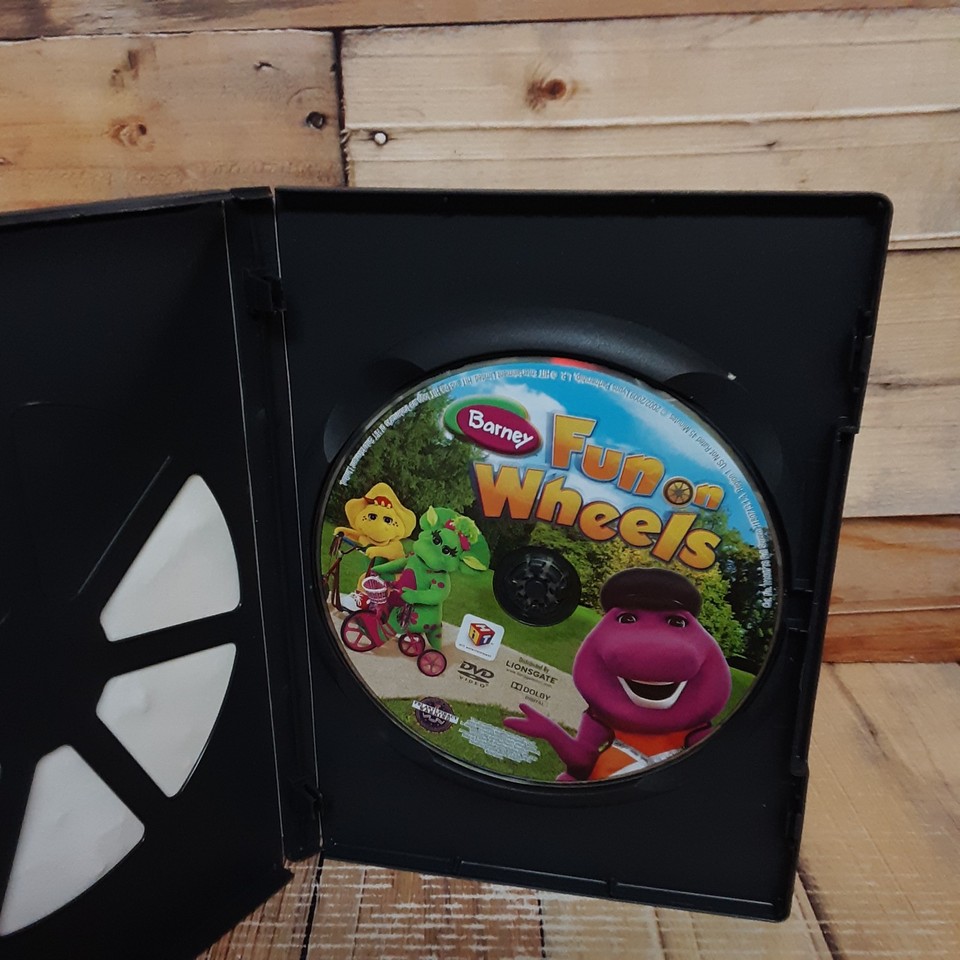 Barney Fun On Wheels DVD Used Kids Family Learning Sing Along | eBay