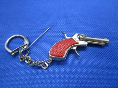 Vintage 80s Italian Mini Keychain Pop Cap Gun Toy Toffano Italy Brand ...