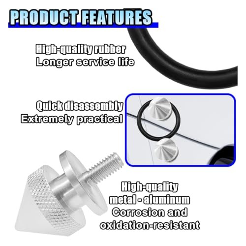 14 Pieces Bumper Quick Release Kit, Front Rear Bumper Fenders Holder ...