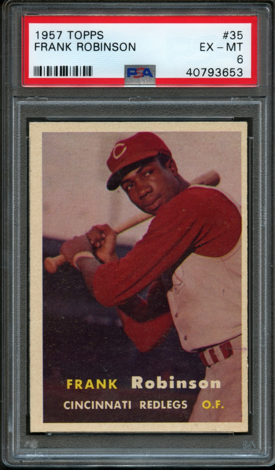 1957 Topps #35 Frank Robinson ROOKIE PSA 6 | eBay