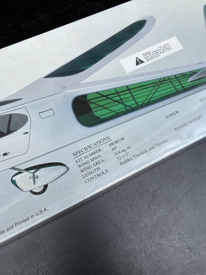 NOS Sealed Sig Rascal R/c Balsa R/c Model Airplane Kit | eBay