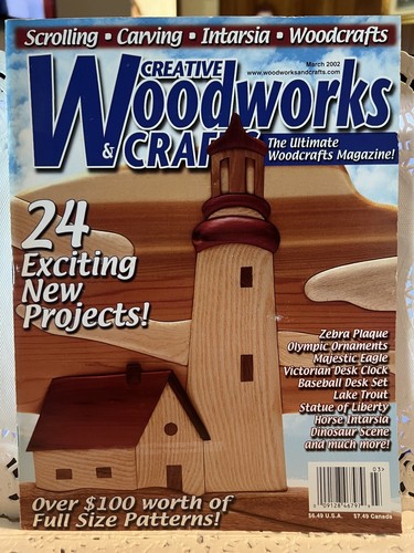 Creative Woodworks & Crafts Issue 83 March 2002 Full Size Patterns ...