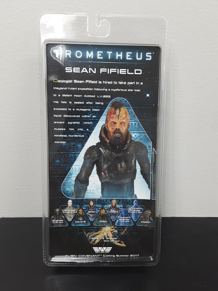 Prometheus Series 4 Lost Wave SEAN FIFIELD 7" Scale Figure NECA Alien ...