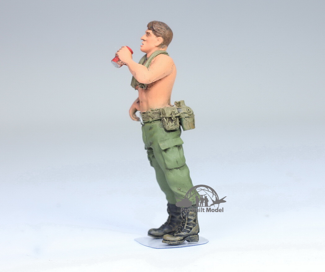 PreSale US Soldier Drinking Cola Vietnam war 1:35 Pro Built Model | eBay