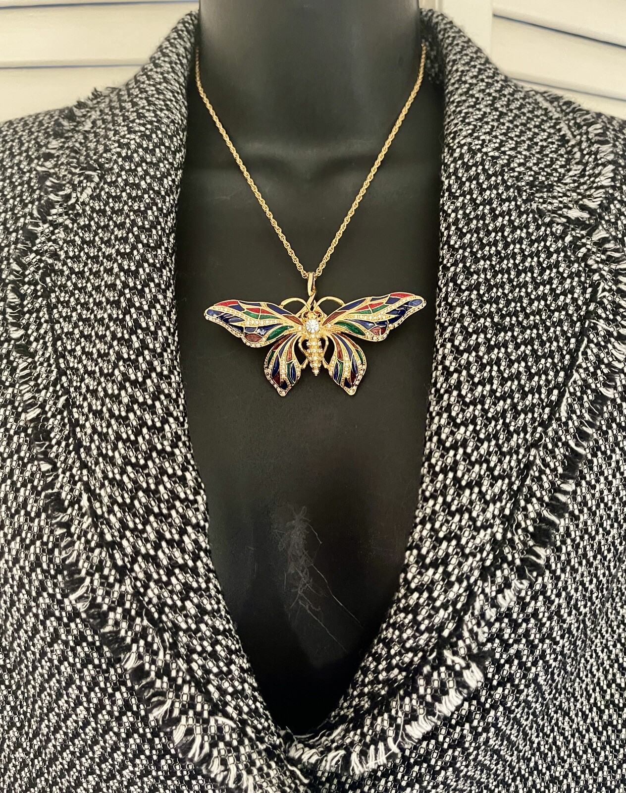 Camrose & Kross JBK Jackie Kennedy Enamel & Rhineston… - Gem