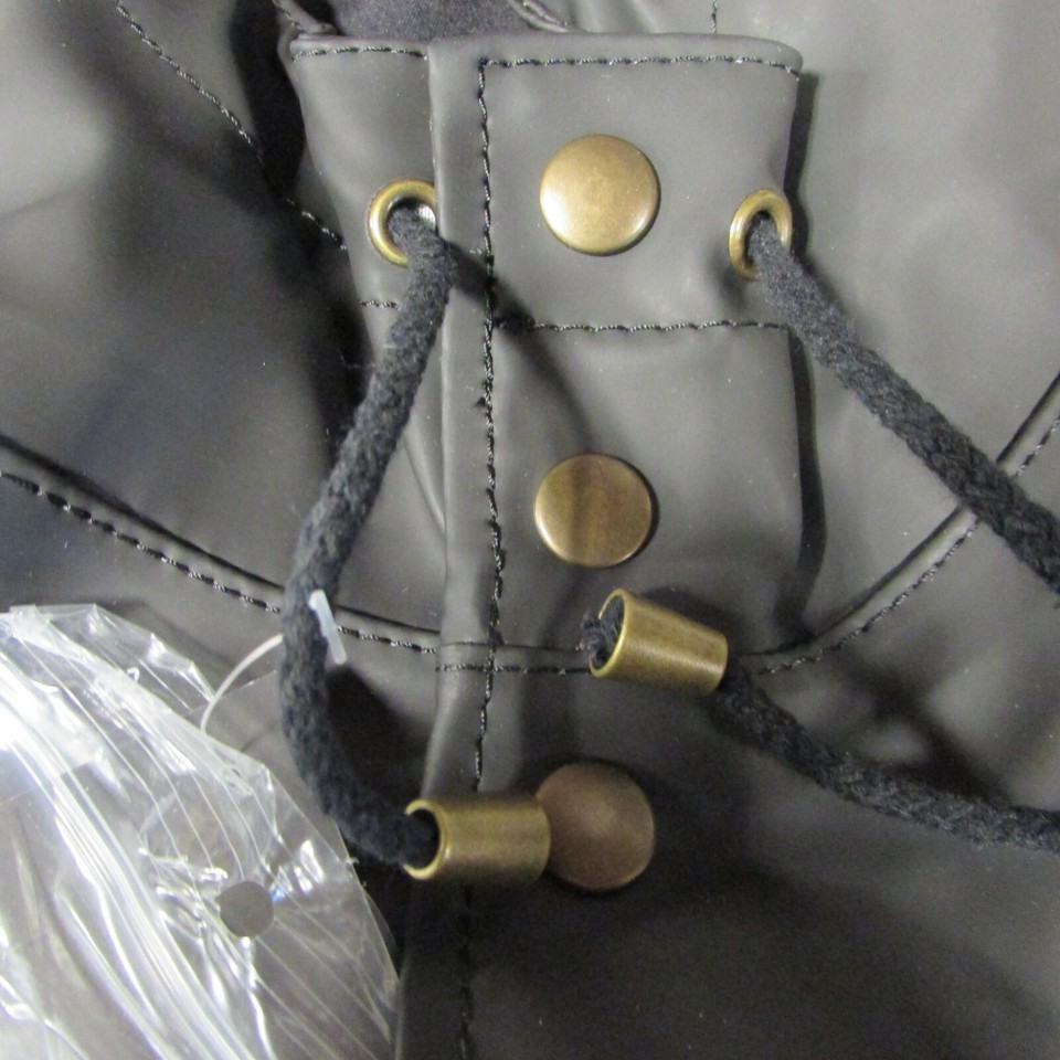 Stutterheim Arholma Raincoat Black Hooded, Size XS MSRP $585.00, NWT | eBay