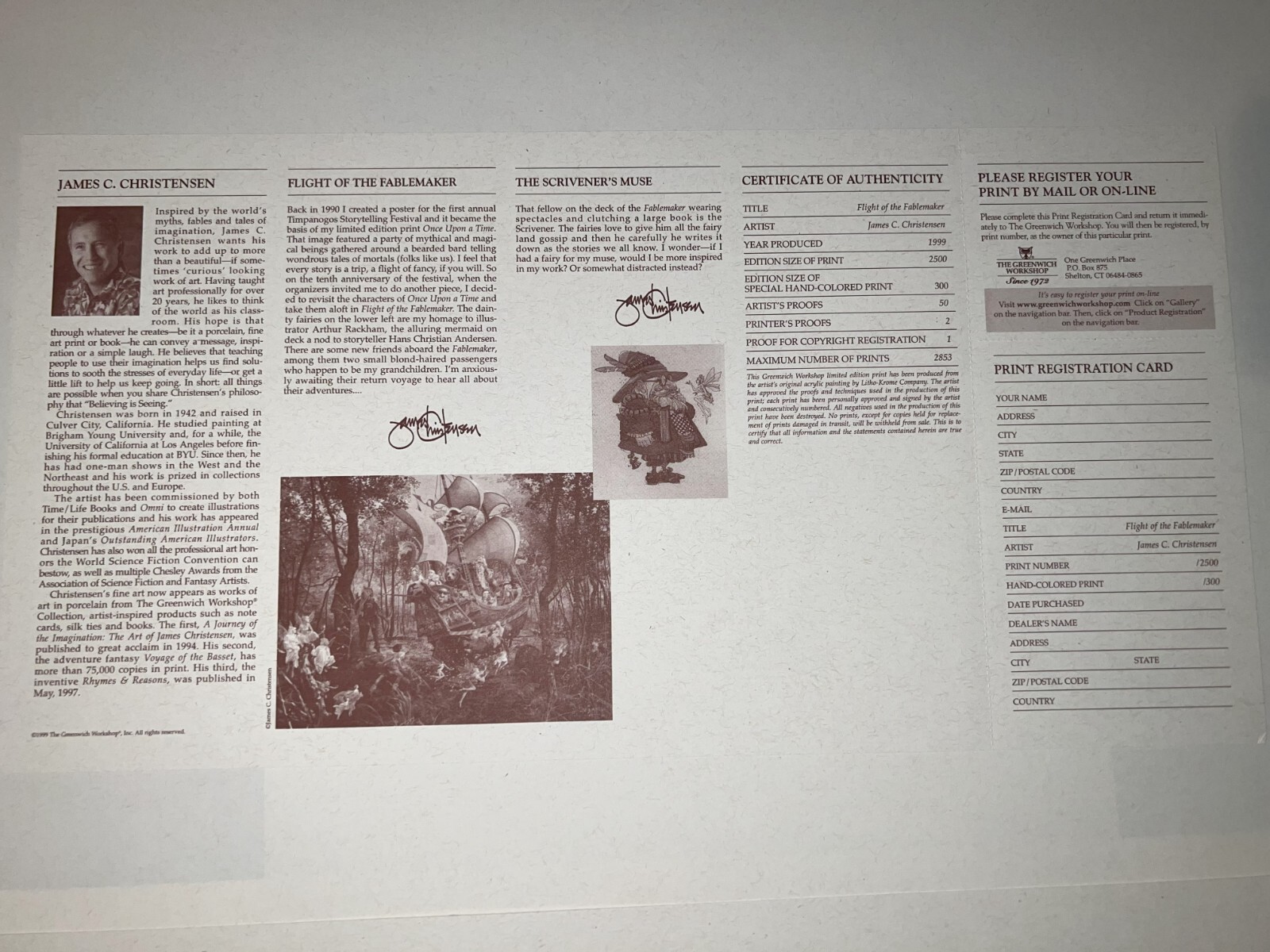 James Christensen - Flight of the Fablemaker Deluxe Edition - includes ...