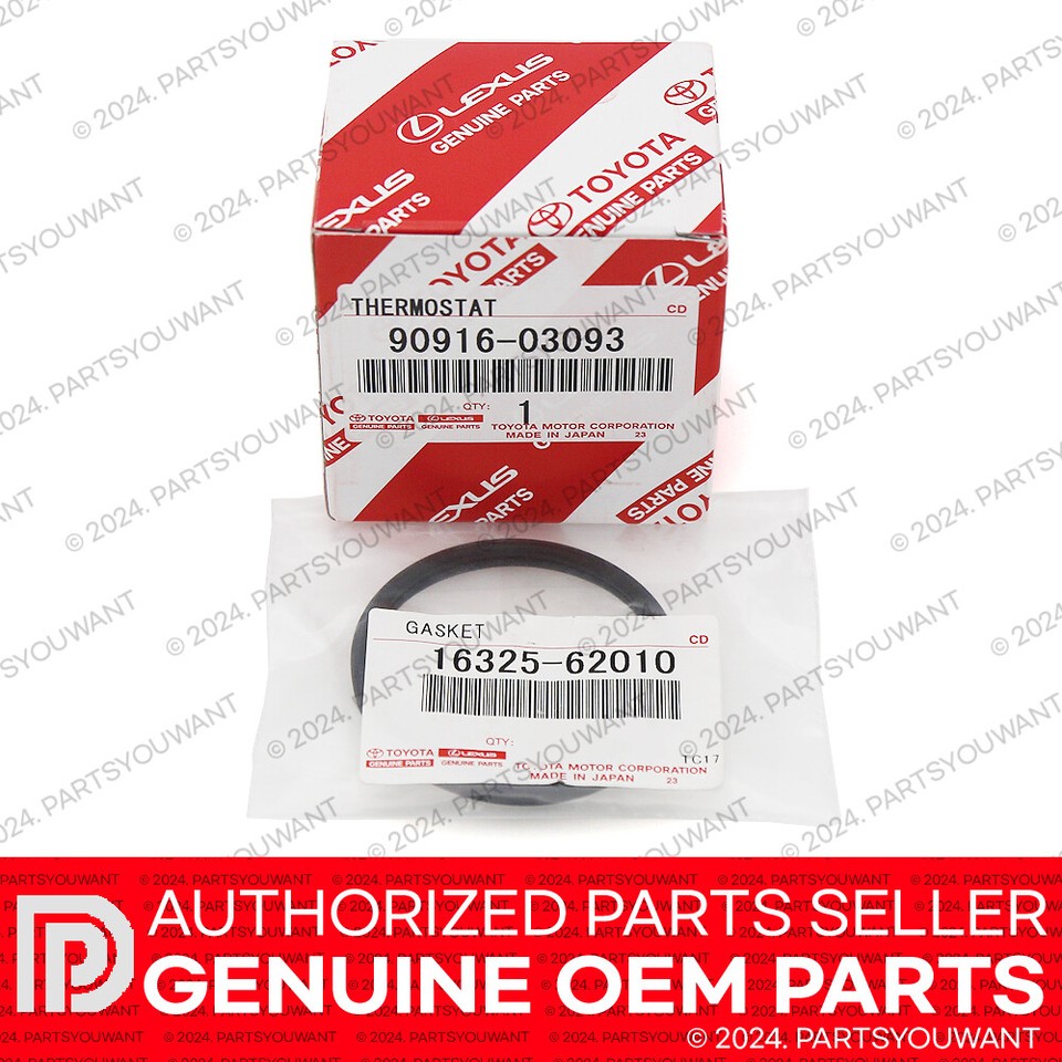 GENUINE Toyota Lexus OEM Engine Coolant Thermostat 90916-03093 Seal ...