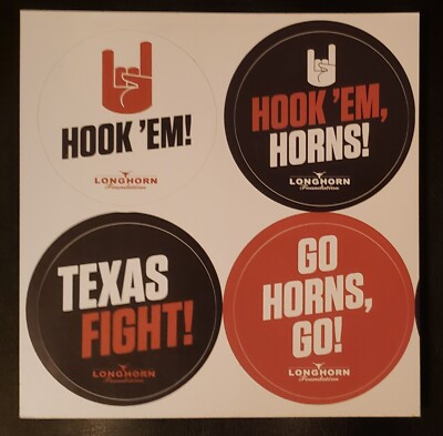 University of Texas Austin 4 Vinyl Stickers-each 2.5” | eBay