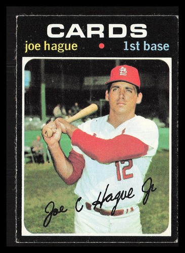 Joe Hague 1971 Topps #96 St. Louis Cardinals | eBay