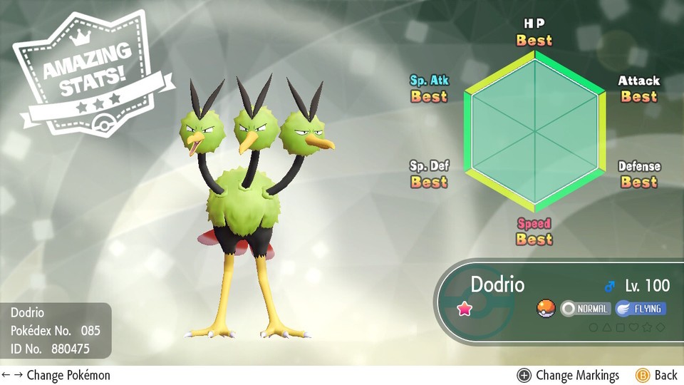 ⭐Shiny/Non-shiny Doduo/Dodrio 6IV XL⭐Let's Go Pikachu/Eevee HOME (💯 ...