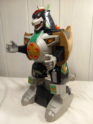 Mighty Morphin Power Rangers Green Bandai Dragonzord MEGAZORD MATTEL ...