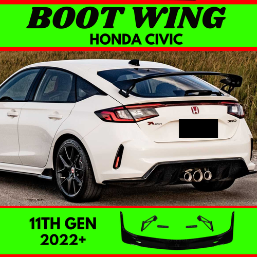 Rear Spoiler Wing For Honda Civic 11th Generation HATCH Type R Style ...