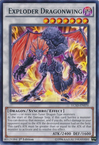 Exploder Dragonwing - LC5D-EN070 - Rare - 1st Edition NM YuGiOh ...