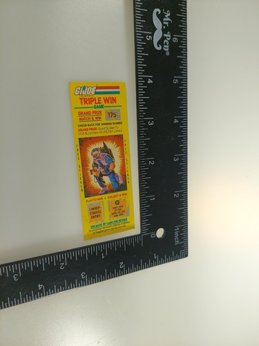 1985 HASBRO TELE-VIPER TRIPLE WIN SCRATCH GAME CARD - SCRATCHED | eBay