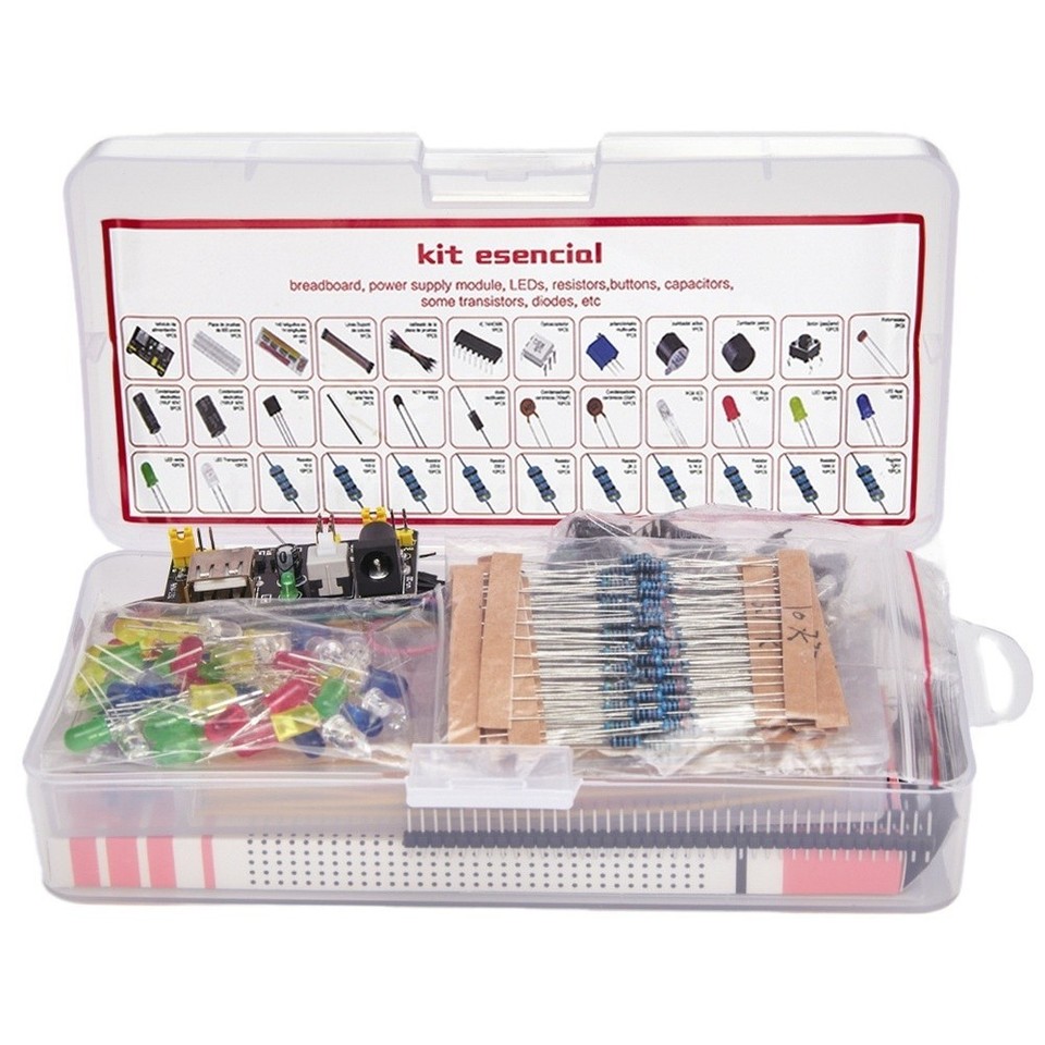 830-hole Breadboard Power Supply Module Photoresistors Capacitors ...