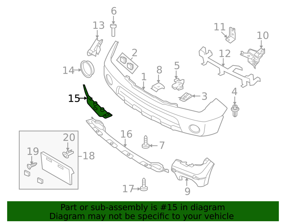 Genuine Nissan Spoiler 96012-EA800 | eBay