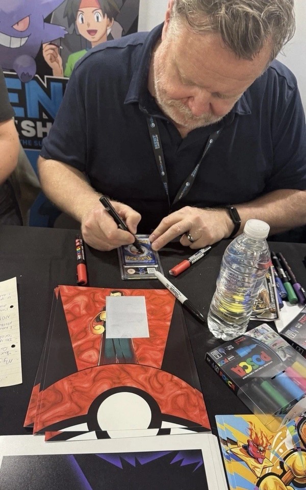 Giovanni's Charisma 204/165 Signed by Giovanni (Ted Lewis) Pokemon Card ...