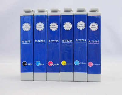 Ink Cartridge for Epson Stylus Photo RX680 RX595 RX580 R380 R280 T0781 ...
