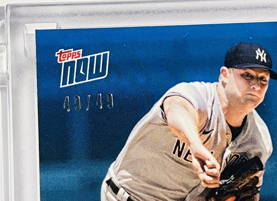2023 Topps Now Gerrit Cole Game Used Relic Blue Parallel #49/49 | eBay