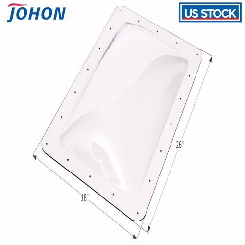 Clear RV Skylight 4" Bubble Type Dome Rectangular 14"x 22, 18" x 26 ...