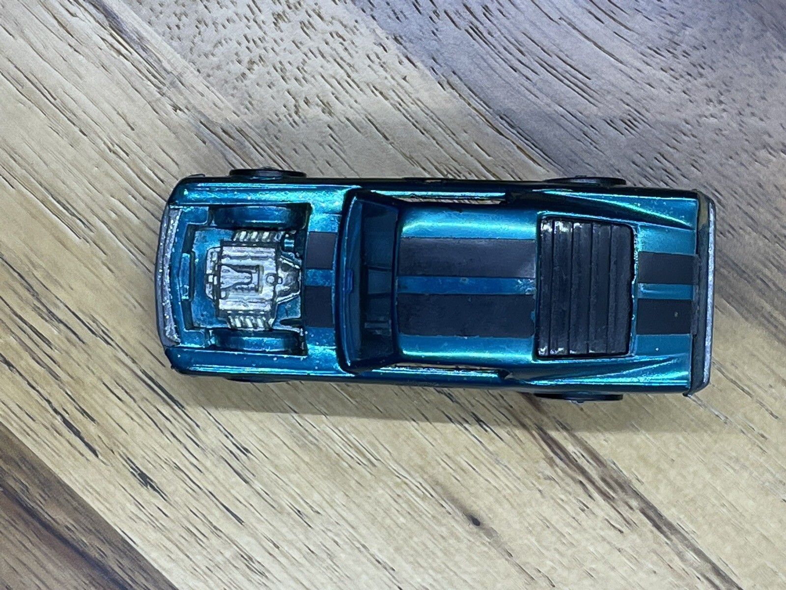 Redline Hot Wheels Spoilers BOSS HOSS “ AQUA WITH BLK DOUBLE STRIP “ HK ...