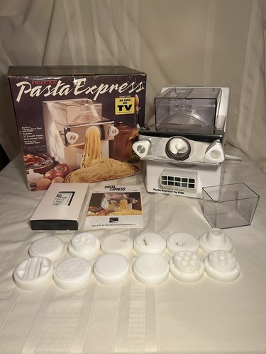 CTC Deluxe Pasta Express Electric Pasta Machine- 12 Heads, Tape ...
