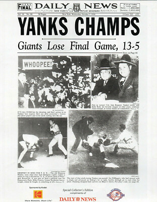 NY YANKEES 100th ANNIVERSARY 1936 8X10 TEAM PHOTO NY DAILY NEWS ...