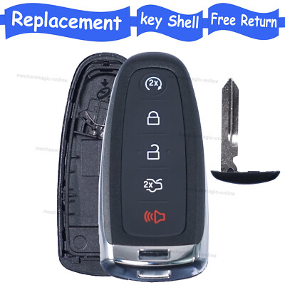 Replacement Remote Key Fob Shell Case for 2013-2019 Ford Flex Taurus ...