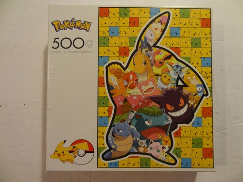 Pokemon - 500 Piece Puzzle - Pikachu Silhouette -Buffalo Games 03350 | eBay