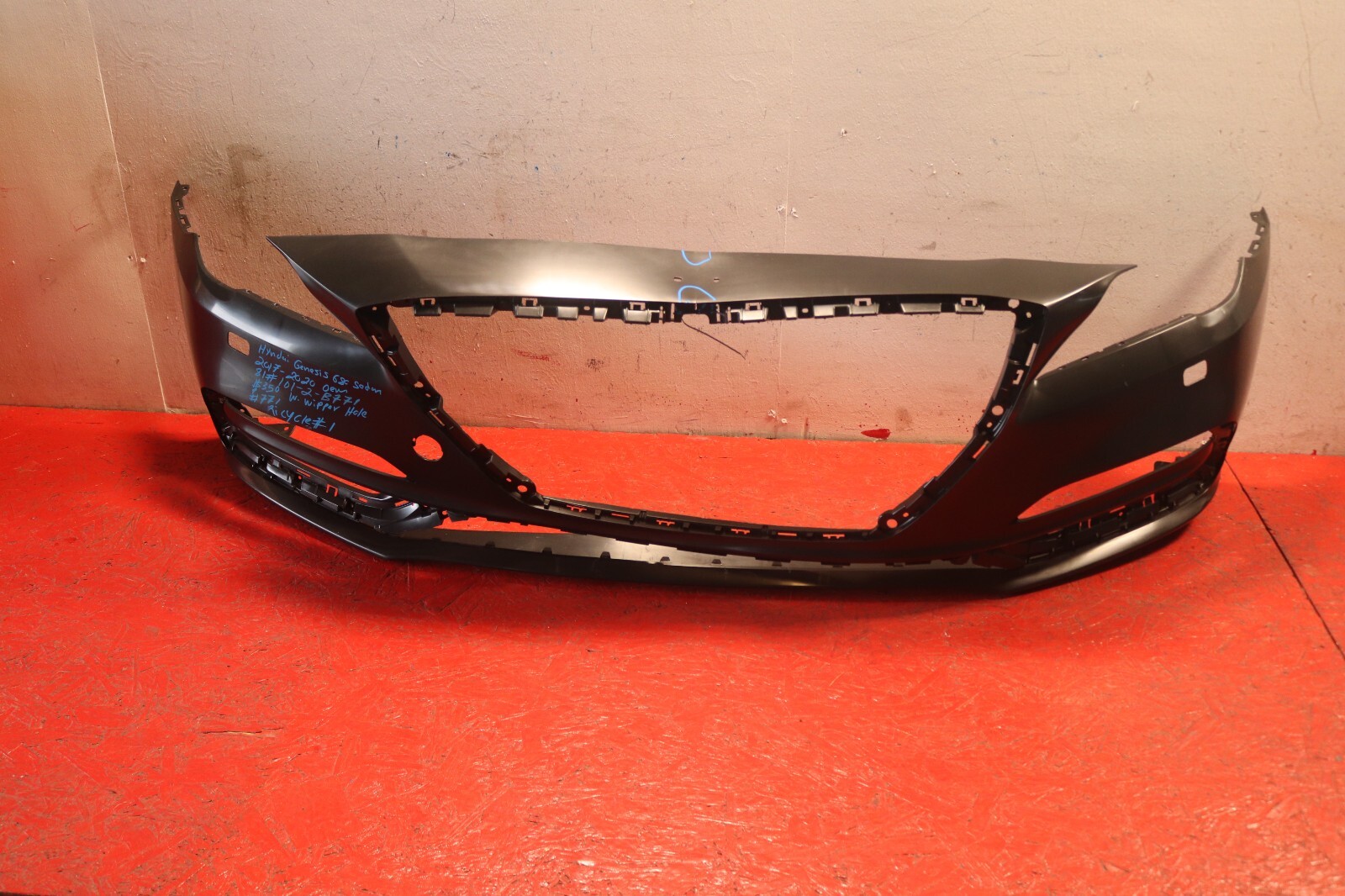 2017 2020 HYUNDAI GENESIS G80 SEDAN FRONT BUMPER COVER OEM WITH WIPER ...