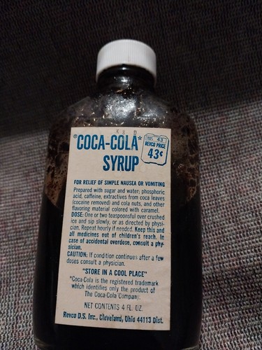 Rare Vintage Coca-Cola Medicine 4oz Classic Syrup | eBay