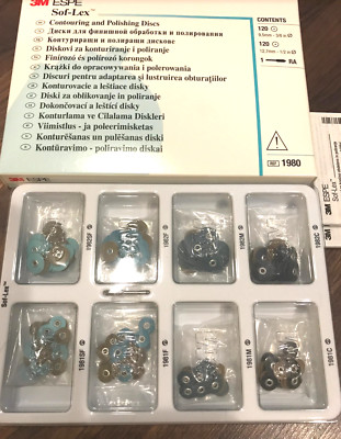 3M ESPE Sof-Lex soflex Contouring Polishing 240 Discs Dental Kit 1980 ...