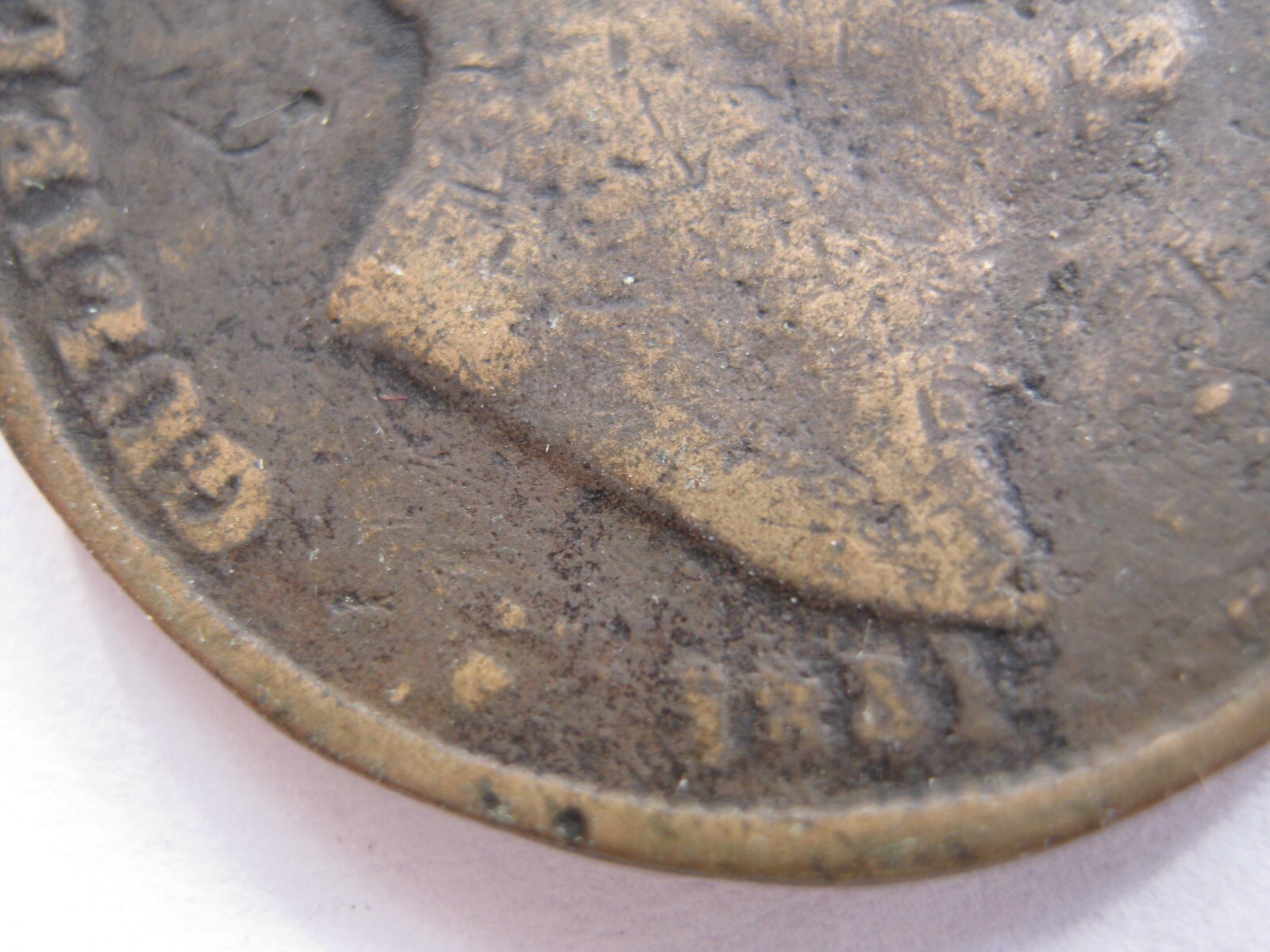 1831 William IV copper Penny Fair pitting | Grelly UK