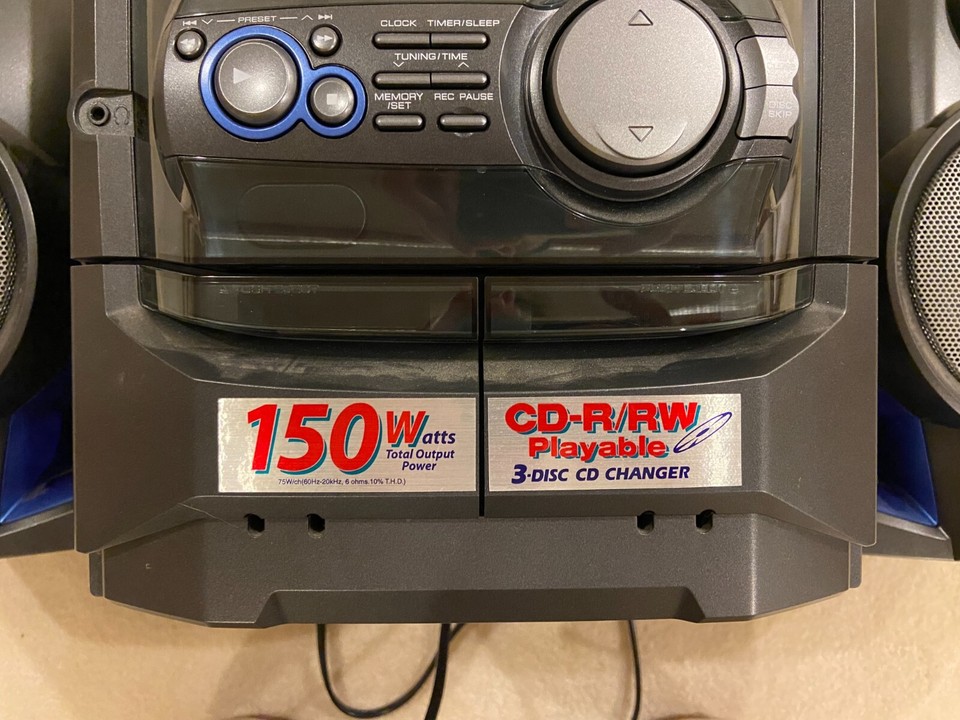 Sharp 3 Disc CD Player, Cassette Player, Radio and Stereo | eBay