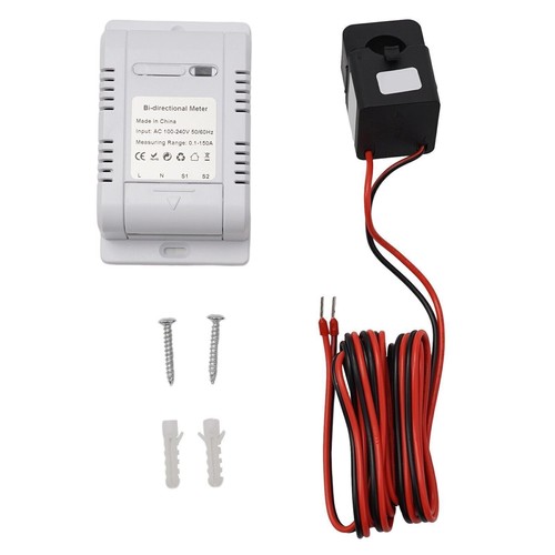 Bi-Directional Solar Energy Meter WiFi Two Way Power Monitor 100V-240V ...