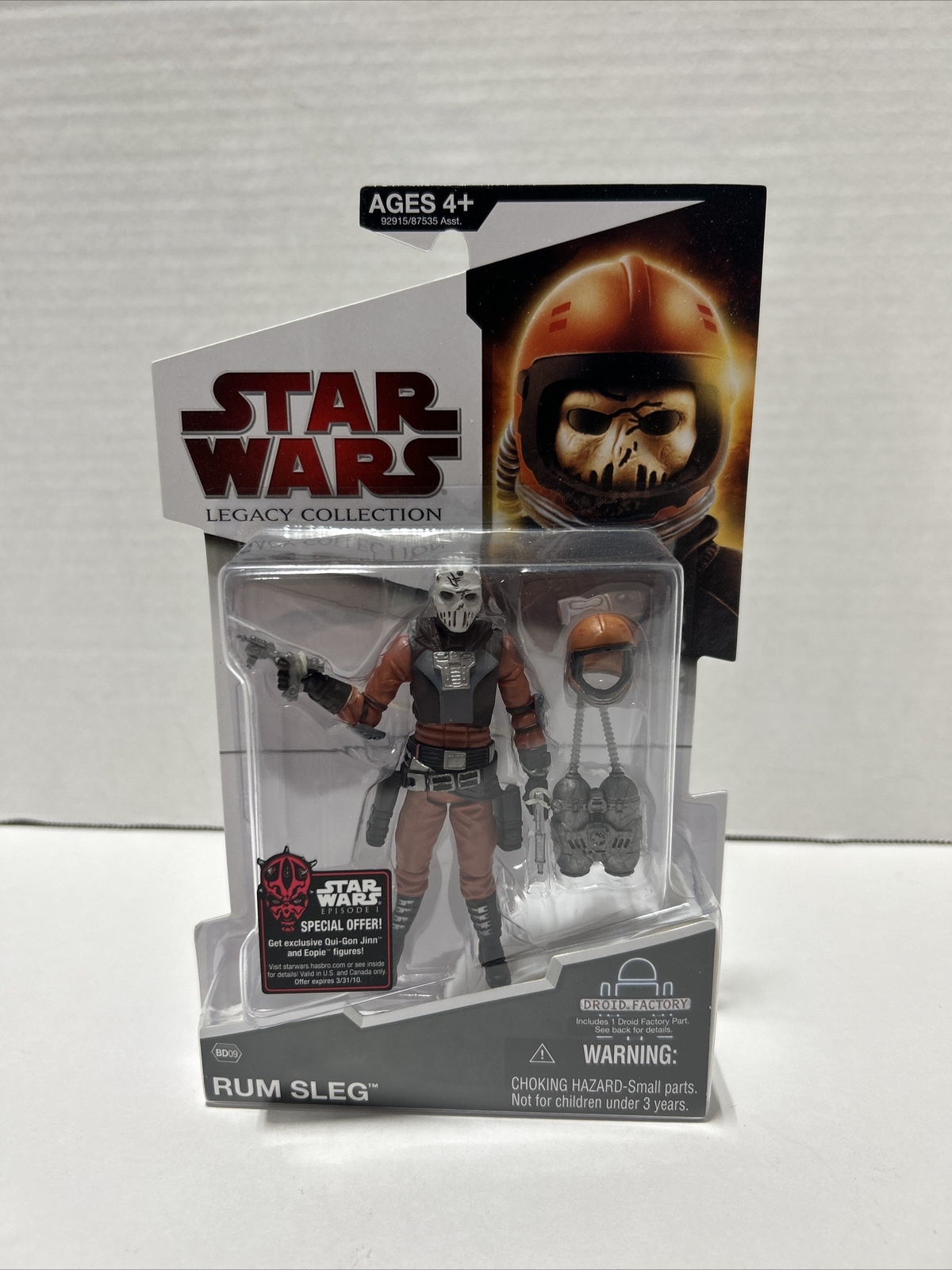 Rum SLEG Bounty Hunter Bd09 2009 Star Wars The Legacy Collection for ...