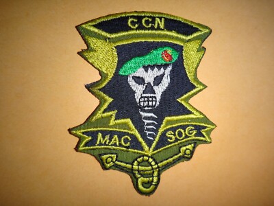 Vietnam War Semi-Subdued Patch US 5th Special Forces Group MACV-SOG CCN ...