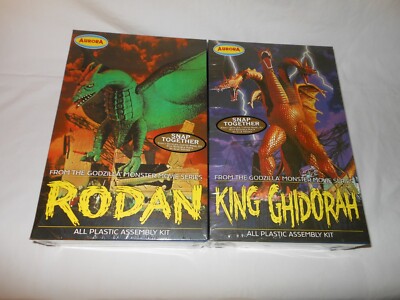 2000 Polar Lights Aurora Re-Issue Rodan & King Ghidorah (Godzilla ...