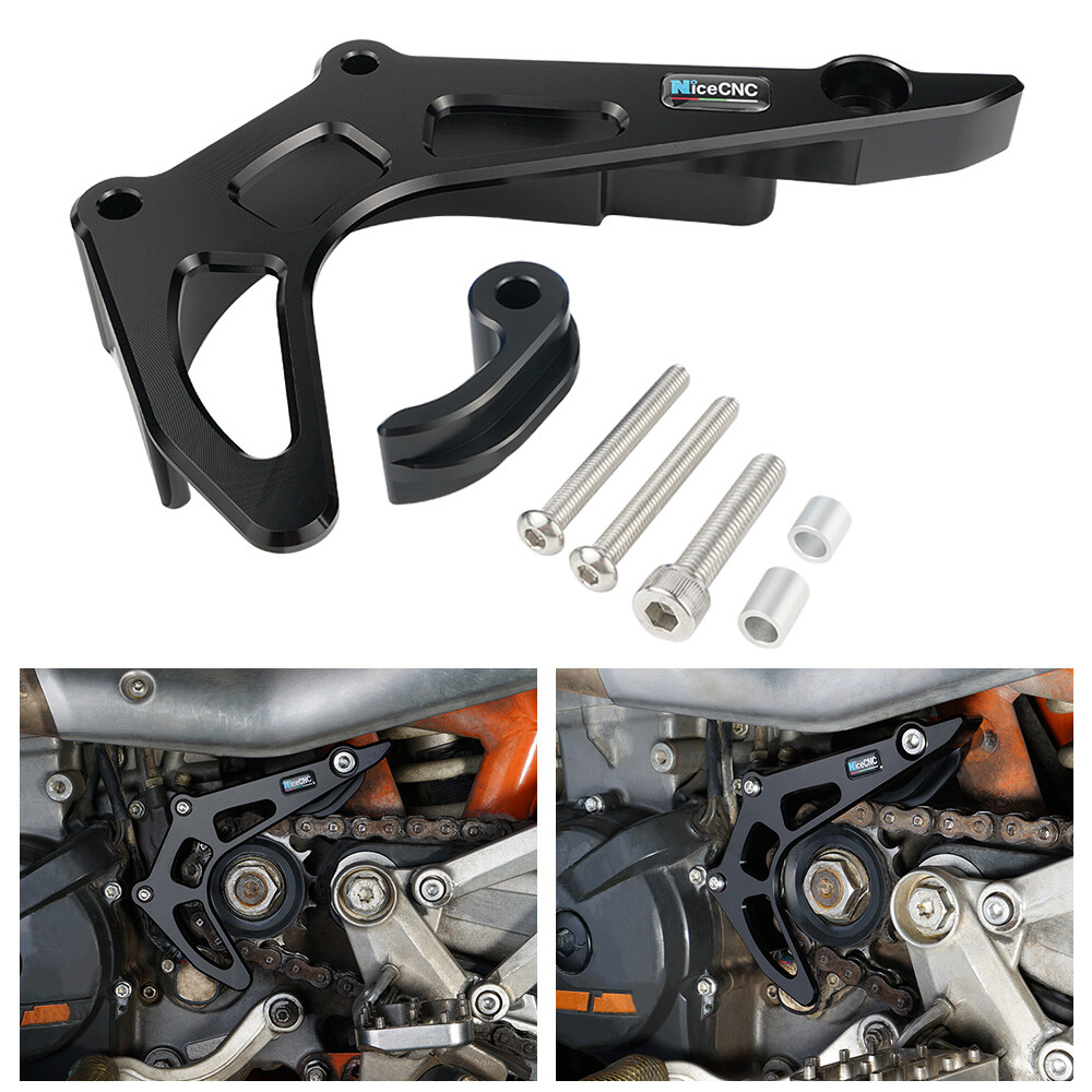 For KTM 690 Enduro R 09-22 CNC Sprocket Case Saver Chain Guard Cover ...