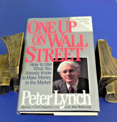One Up On Wall Street by Peter Lynch SIGNED Magellan Fund Wall St 1989 ...