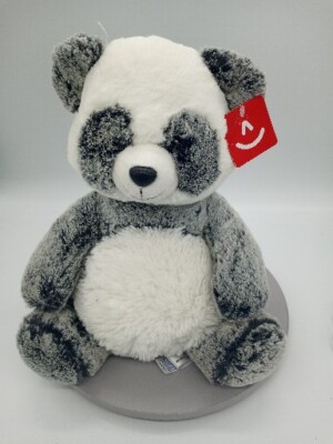 Aurora 11" Tall Ping Panda Bear Black/White #03393 Plush Stuffed Animal ...